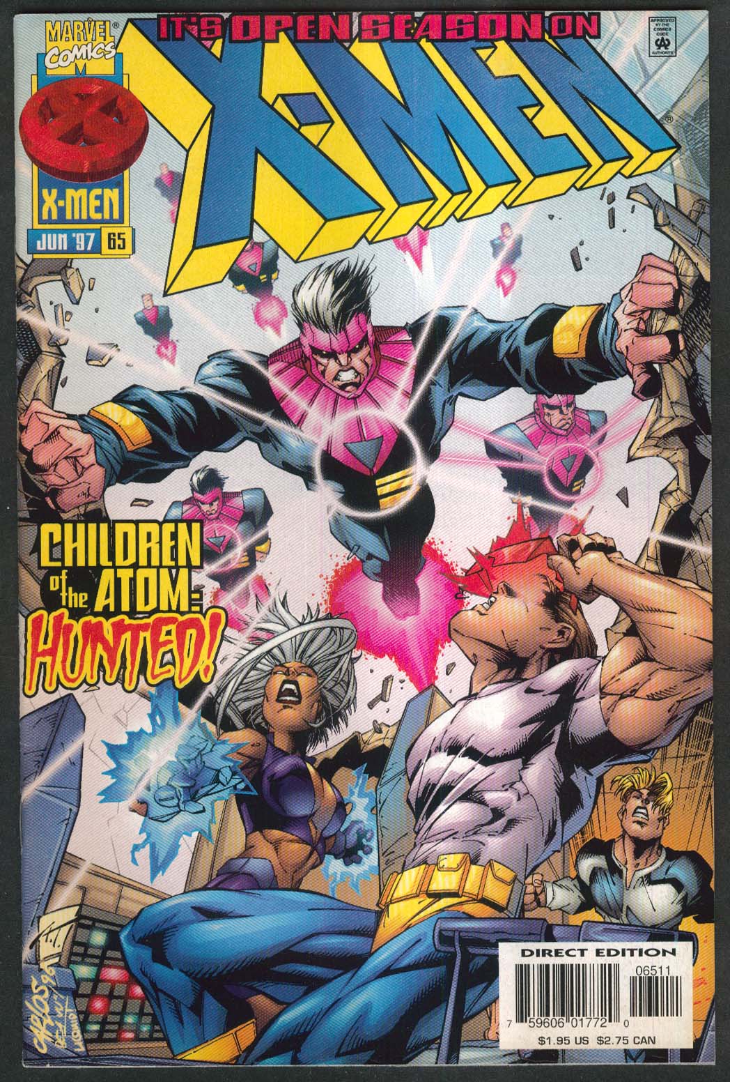 X-MEN #65 Marvel comic book 6 1997