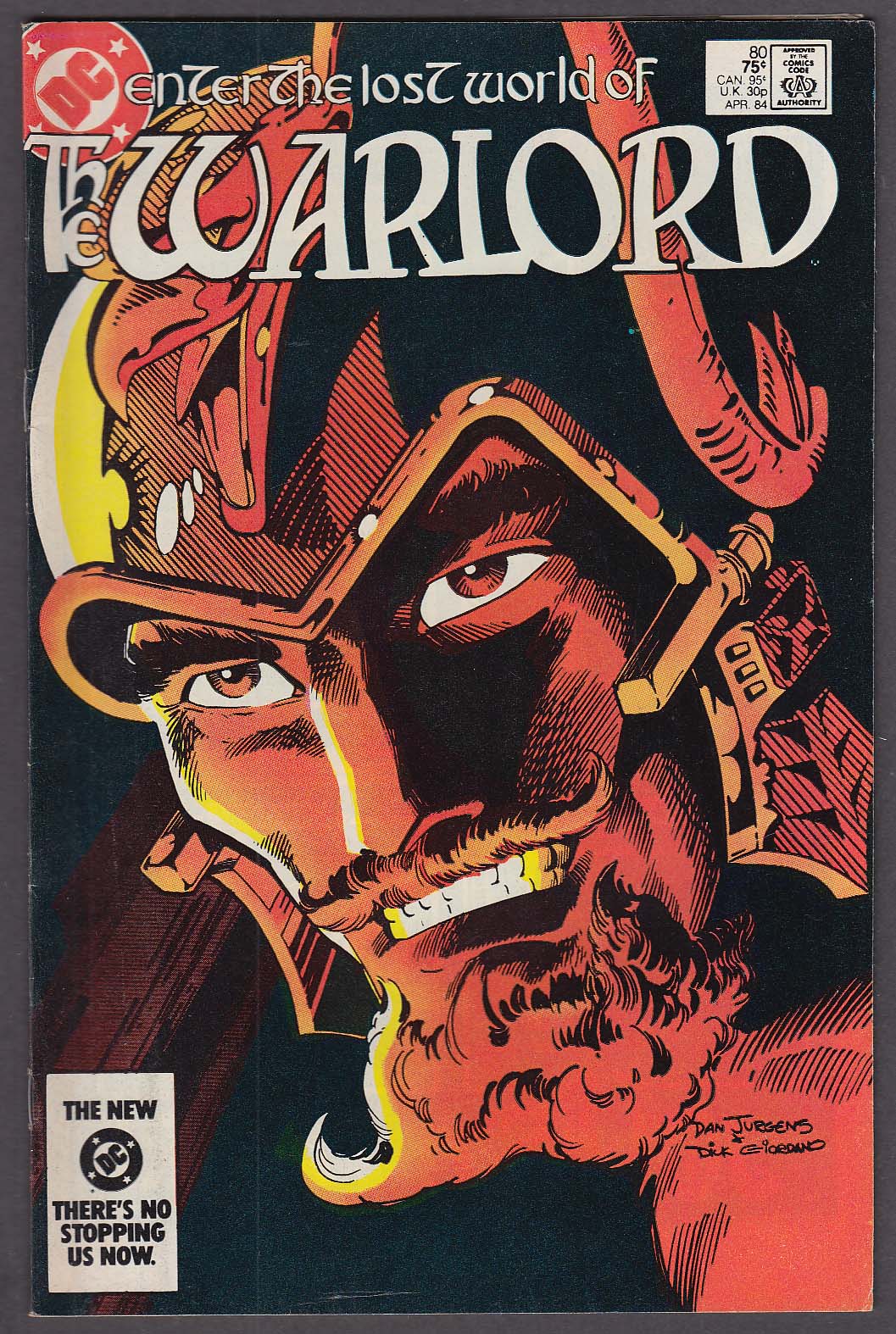 WARLORD #80 DC comic book 4 1984