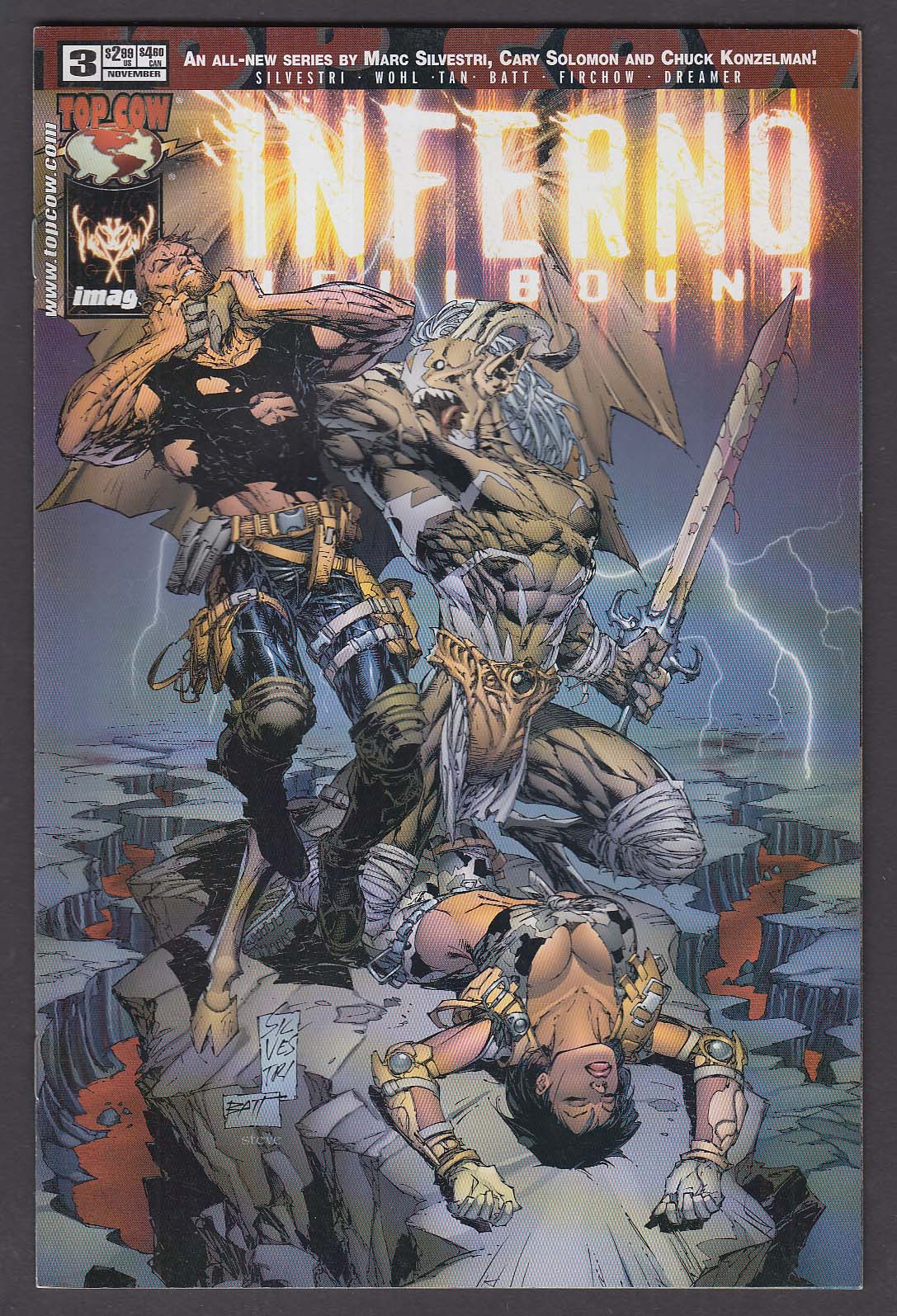 INFERNO: HELLBOUND #3 Image comic book 11 2002 1st printing