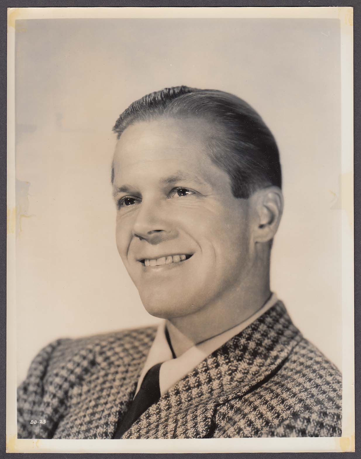 Dan Duryea headshot 8x10 photo 1950s