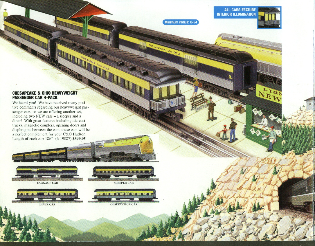 Lionel Legendary Heritage Electric Trains Catalog Fall 1997