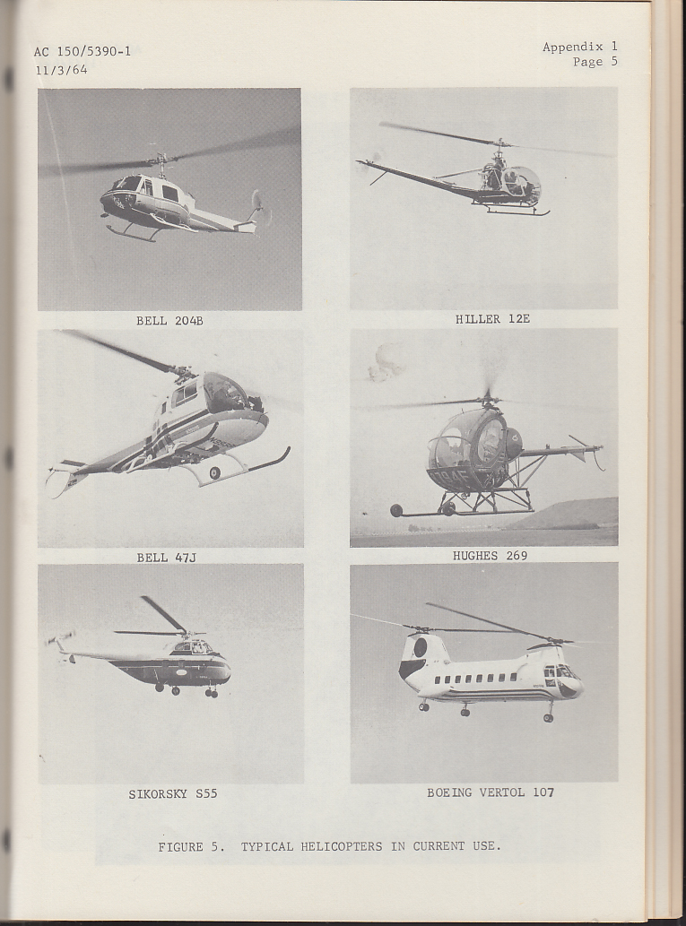 Federal Aviation Agency FAA Heliport Design Guide 11 1964