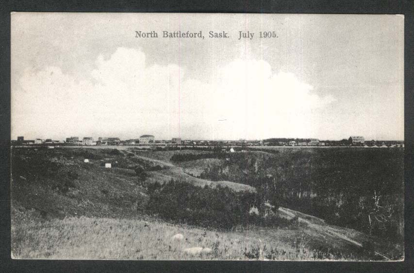 North Battleford Saskatchewan Canada postcard 1905