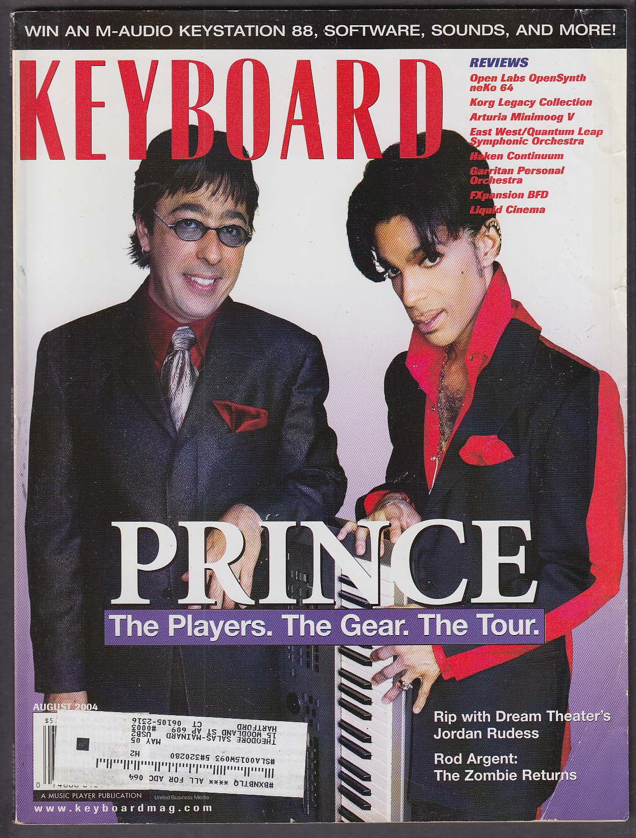 KEYBOARD Prince Renato Neto Chance Howard Rod Argent ++ 8 2014
